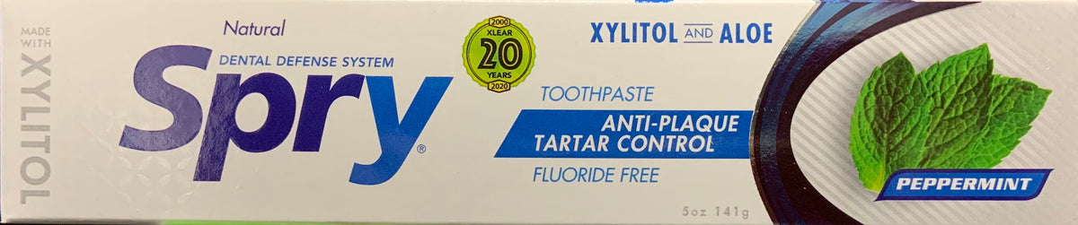 Spry Xylitol and Aloe Toothpaste, 5 oz – Great Earth Vitamins ...